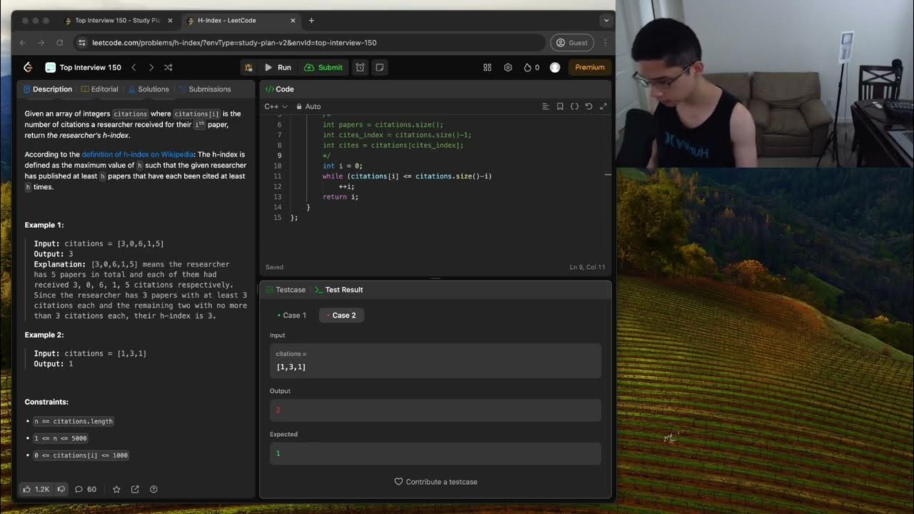 LeetCode Let's Play Episode 2 - I came back for revenge...AND FAILED AGAIN - YouTube
