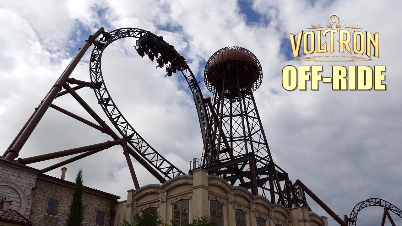Voltron Off-Ride Footage, Europa Park Mack Stryker Coaster | Non ...