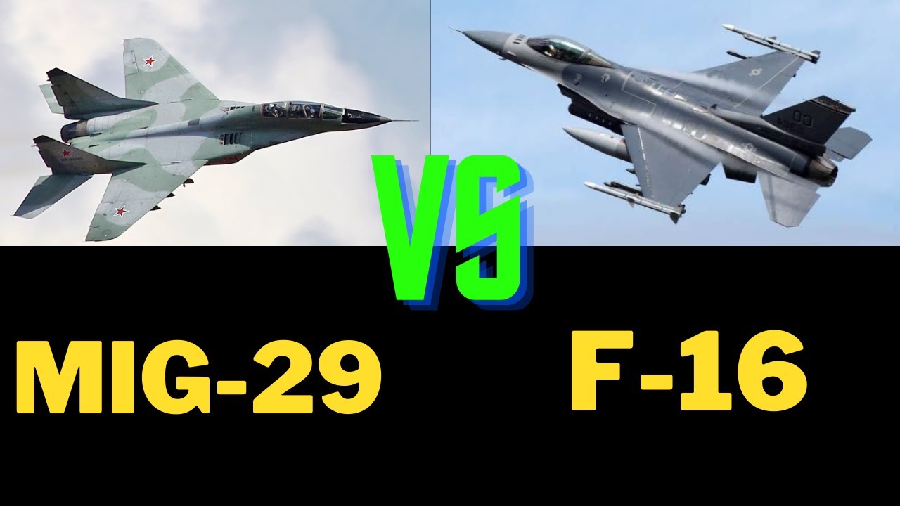 mig-29 vs f-16 comparison video - YouTube