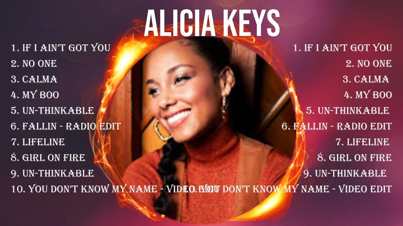 A l i c i a K e y s Full Album 📀 New Playlist 📀 Popular Songs - YouTube