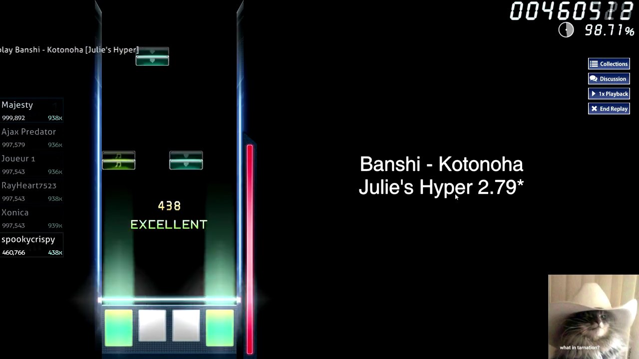 1 year of Osu!Mania skill progression - YouTube