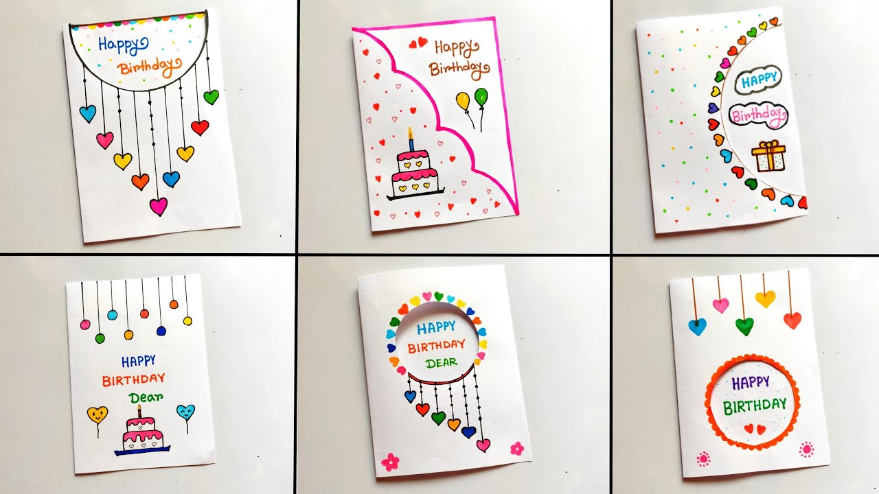Different Type Birthday Card Birthday Special Gift Card Drawing How different-type-birthday-card-birthday-special-gift-card-drawing-how