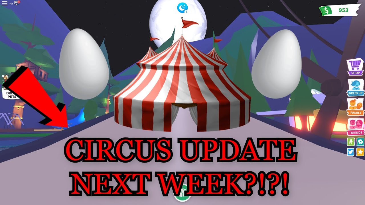 🔴LIVE🔴 Adopt Me! (NEW CIRCUS UPDATE NEXT WEEK??????) - YouTube