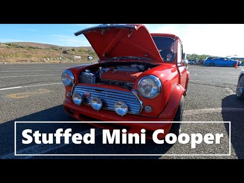 B16 swapped Mini Cooper - YouTube