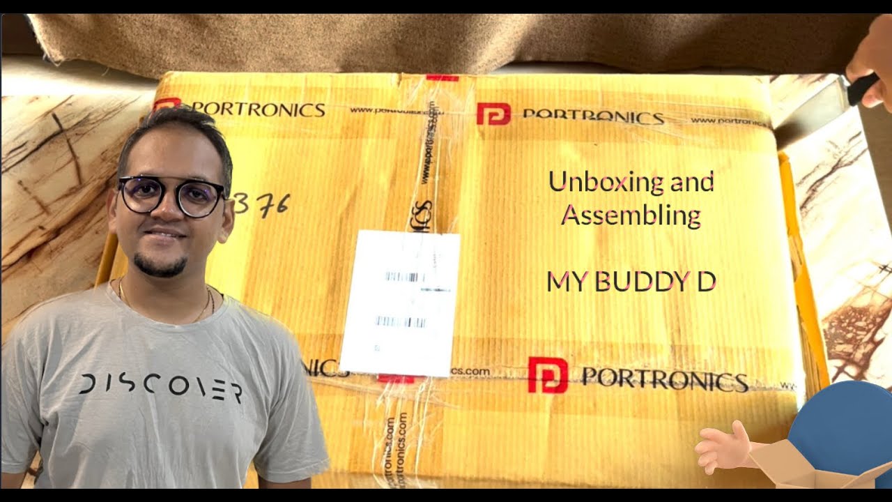 Portronics My Buddy D Unboxing and Assembling Video - YouTube