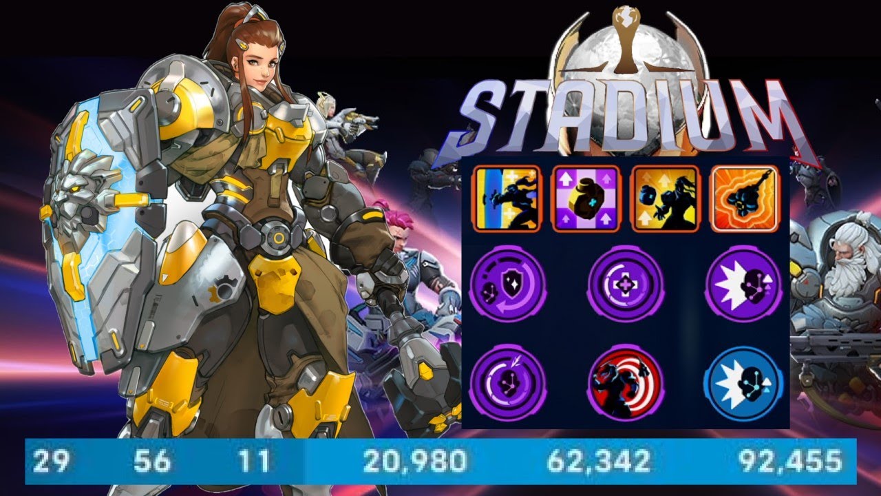 The most Insane Heal Build for Brigitte in Overwatch 2 Stadium - YouTube