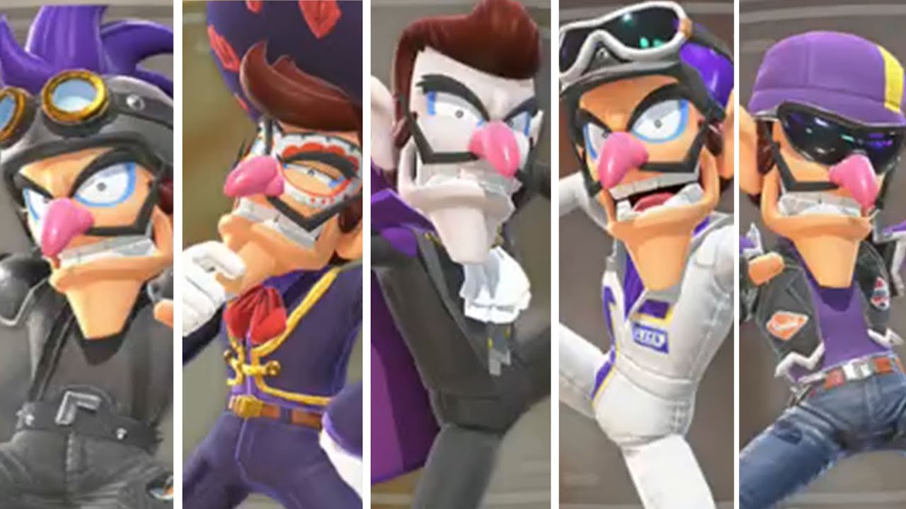 How to Unlock All Waluigi Costumes - Mario Kart World - YouTube