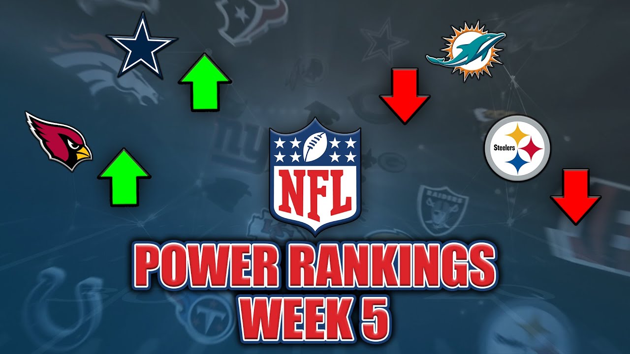 Week 5 NFL Power Rankings! It's Kyler Murray's World... We're Just ...