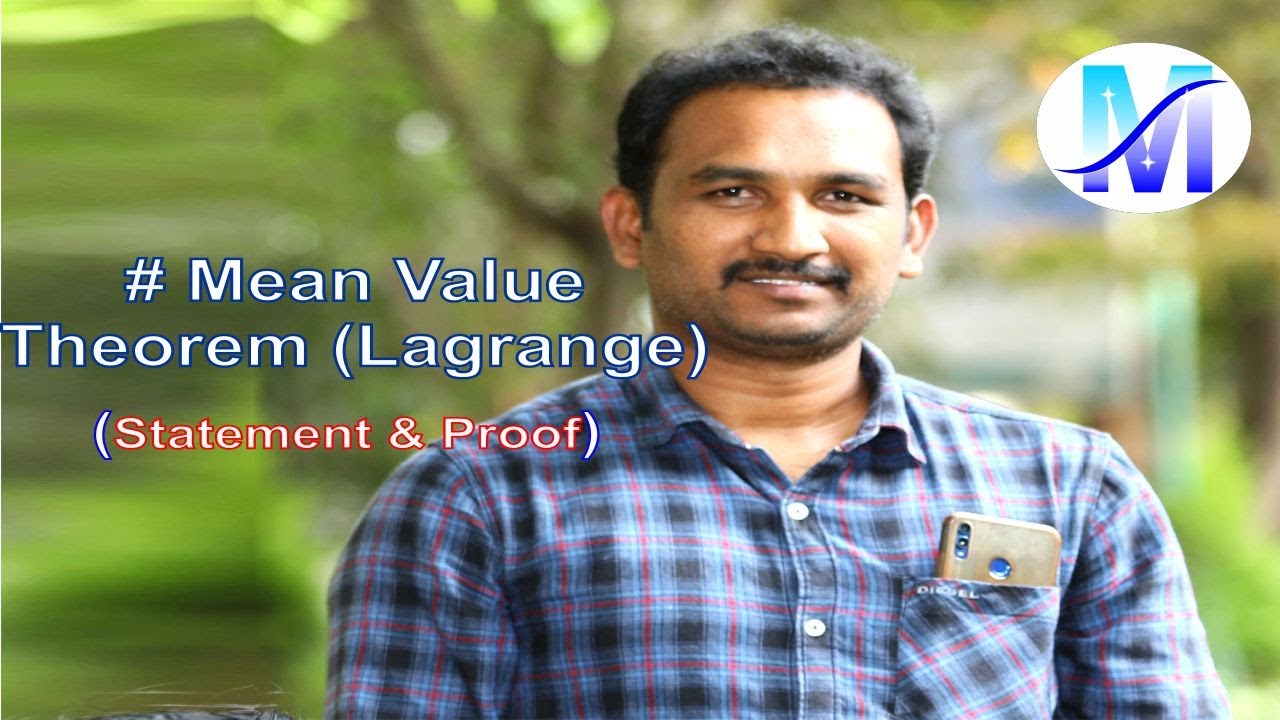 How to Prove Mean Value Theorem (Lagrange's) || Proof of Mean Value ...