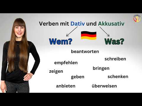 Verben mit Dativ UND Akkusativ! 💪 A2/B1/B2  #learngerman #deutschkurs #germancourse