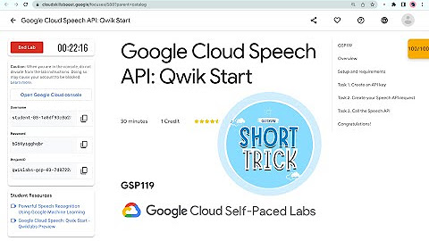 Using the Google Cloud Speech API - YouTube