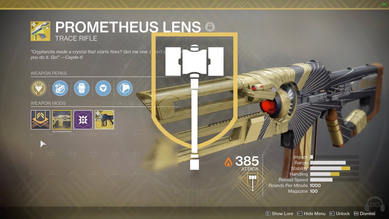 Prometheus Lens Masterwork - YouTube