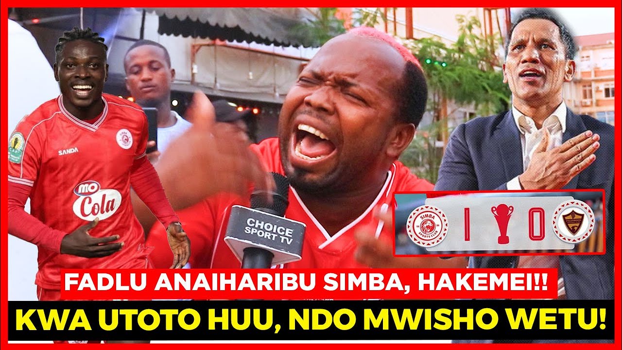 TOBAA!! MALAIKA WA SIMBA, ACHARUKA... KWA UTOTO WA AHOUA, SIMBA HUU NDO ...