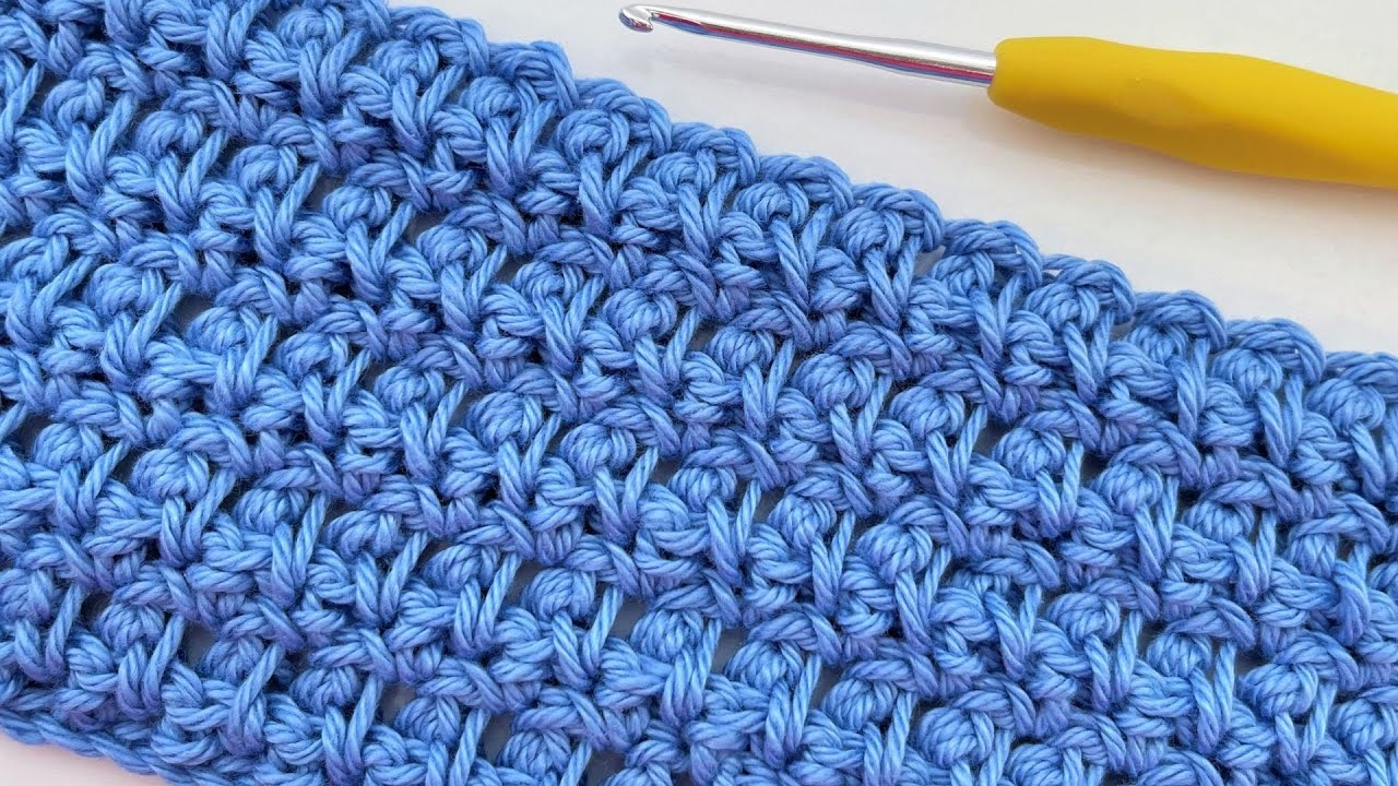 PONTO DE CROCHÊ MUITO DIFERENTE E TÃO FÁCIL - YouTube
