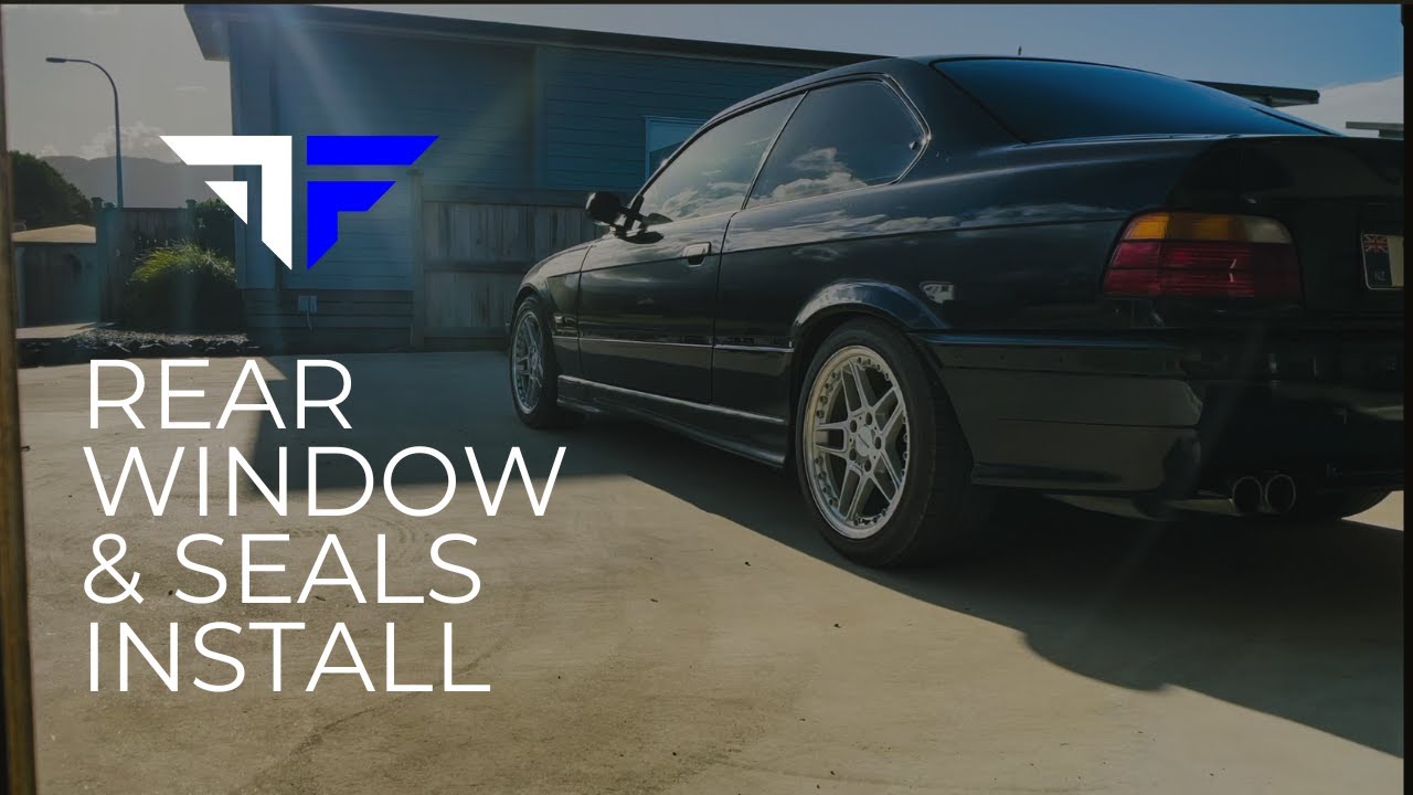 Installing Rear Side Windows and Seals on the E36 - YouTube