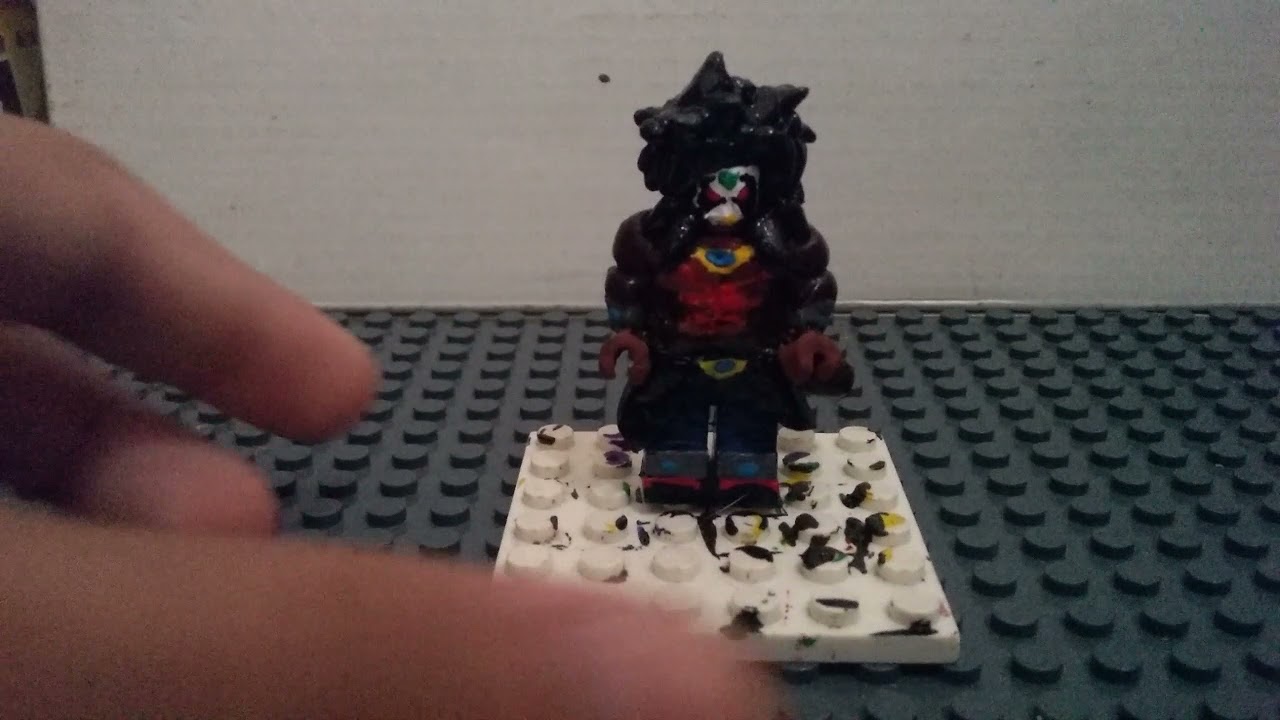 my lego custom xeno dark broly dbh - YouTube