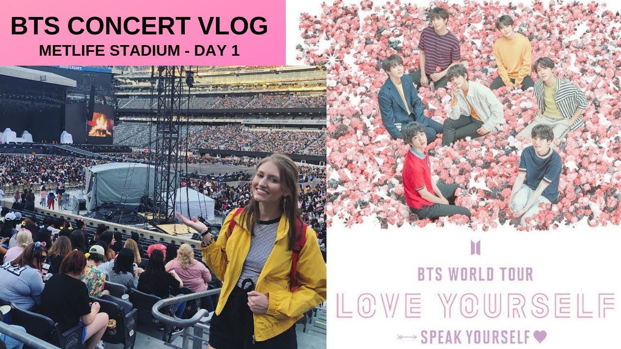 BTS - METLIFE STADIUM DAY 1 - CONCERT VLOG - YouTube