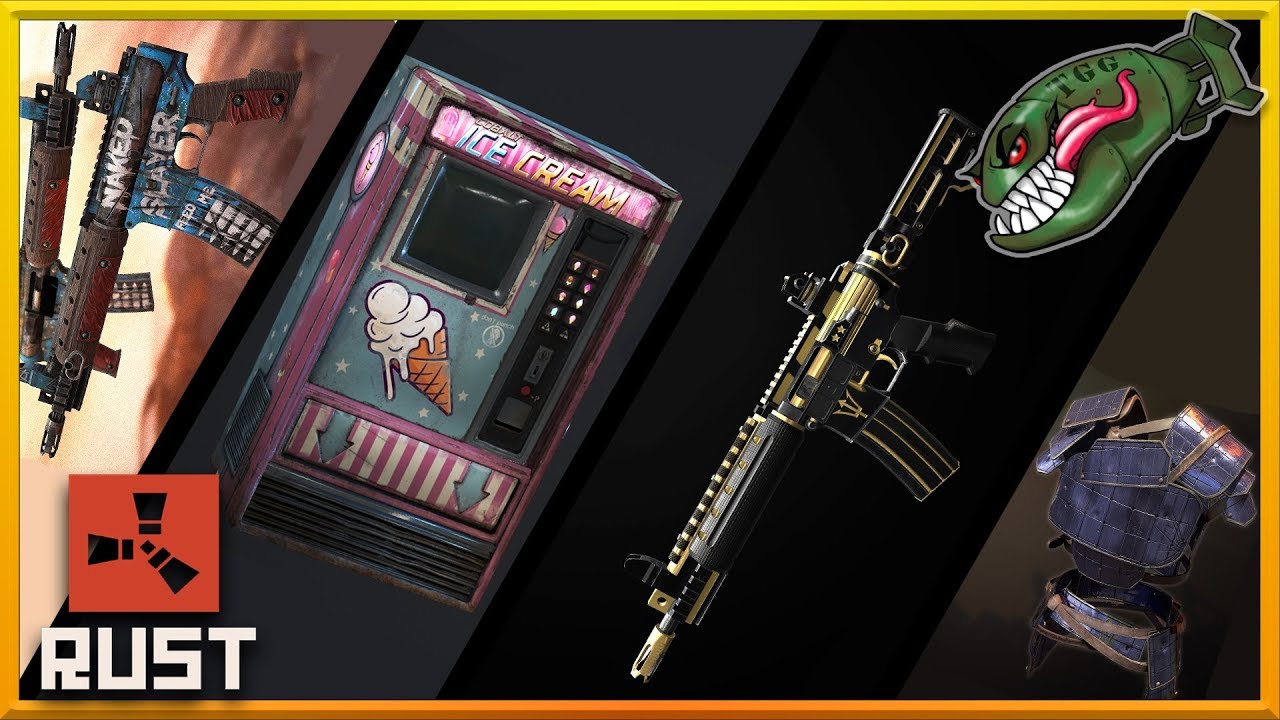 Rust Top Skins | Cobalt Ice Cream, Poseidon & Wasteland Warrior Lr ...