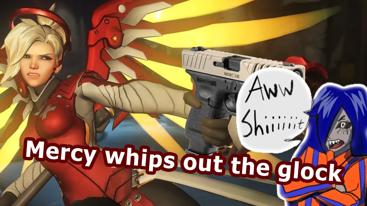 Mercy whips out the glock | Overwatch 2 - YouTube