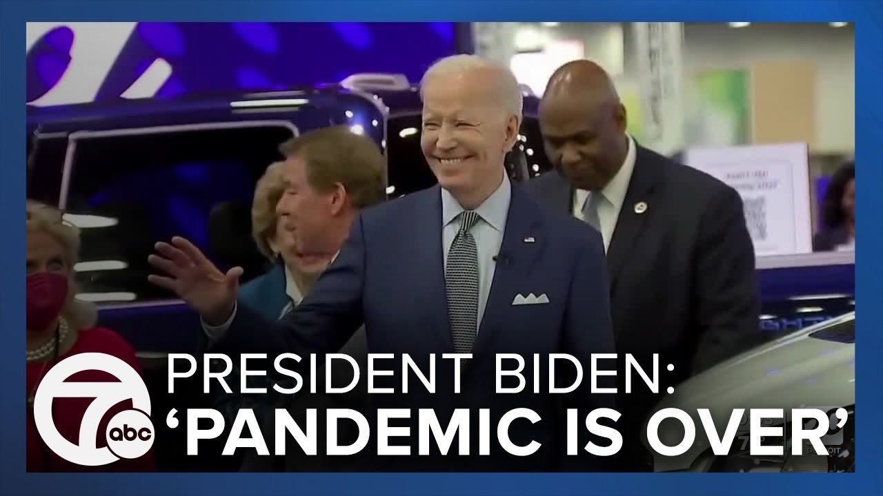 President Biden says COVID 'pandemic is over' - YouTube