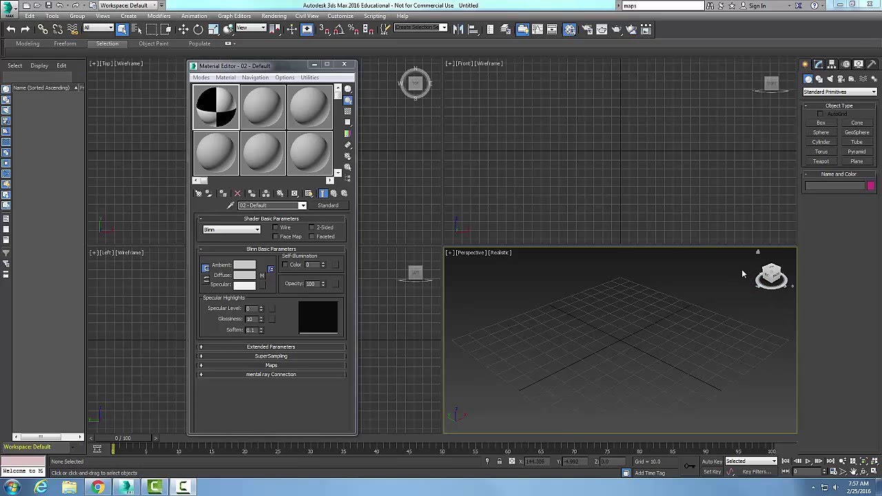 3ds Max 07-33 Types of Maps - YouTube