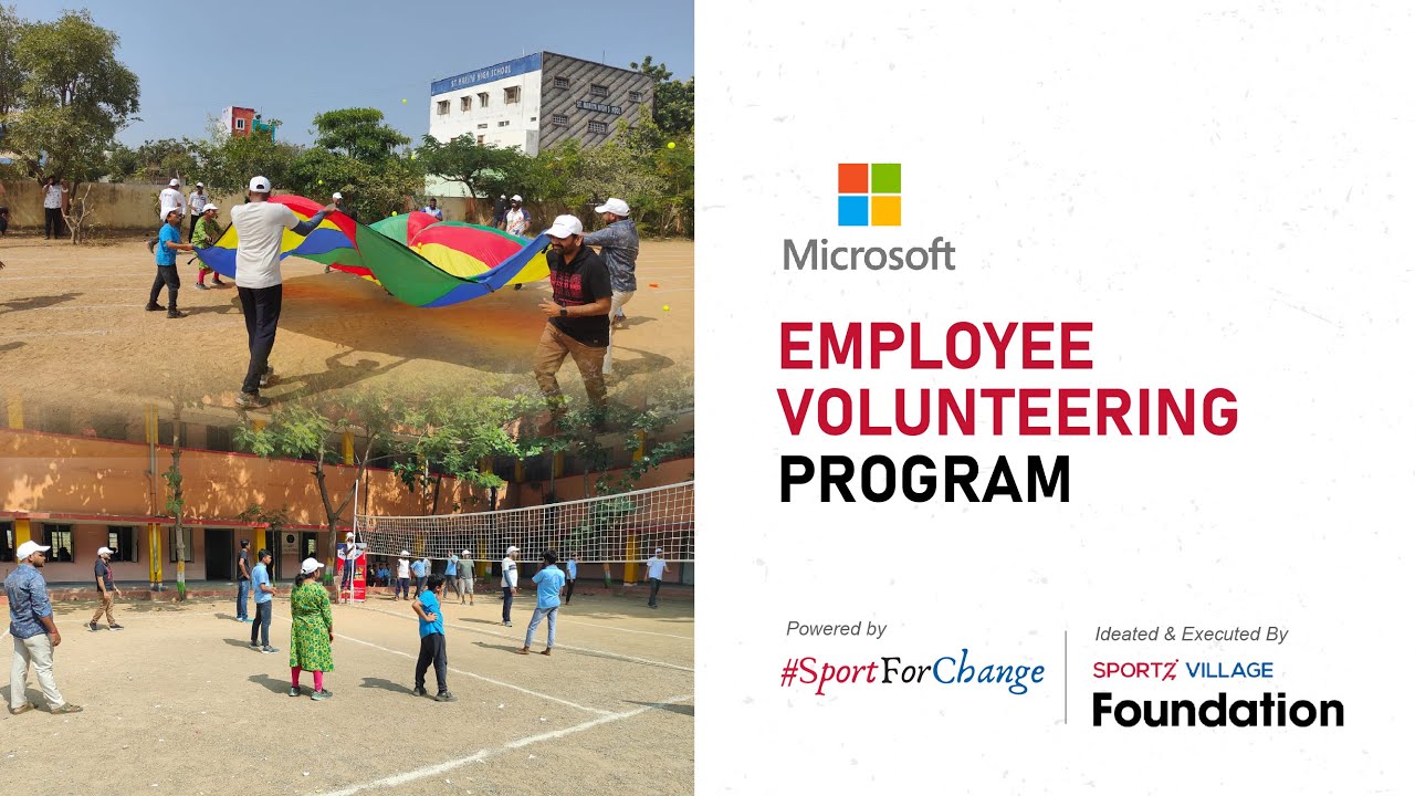 Employee Volunteering Program For Microsoft By Sportz Village ...