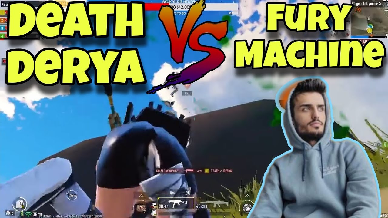 Dark Angel /FURY machıne vs death derya/ pubg mobıle yayıncılar ...