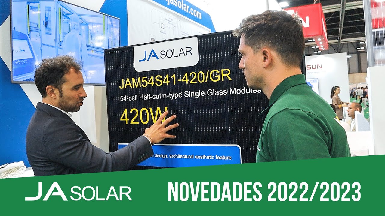 Novedades JA Solar Paneles Solares | Genera 2022 - YouTube