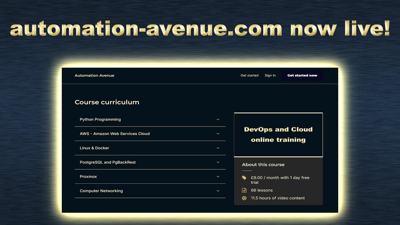 Best DevOps and Cloud learning platform :) Automation-Avenue.com is now ...
