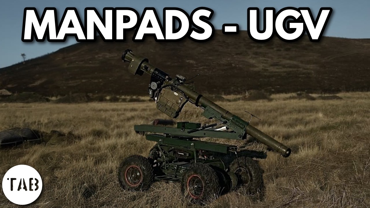 Ukraine's Unmanned Ground Vehicle with an Anti-Aircraft Missile - YouTube