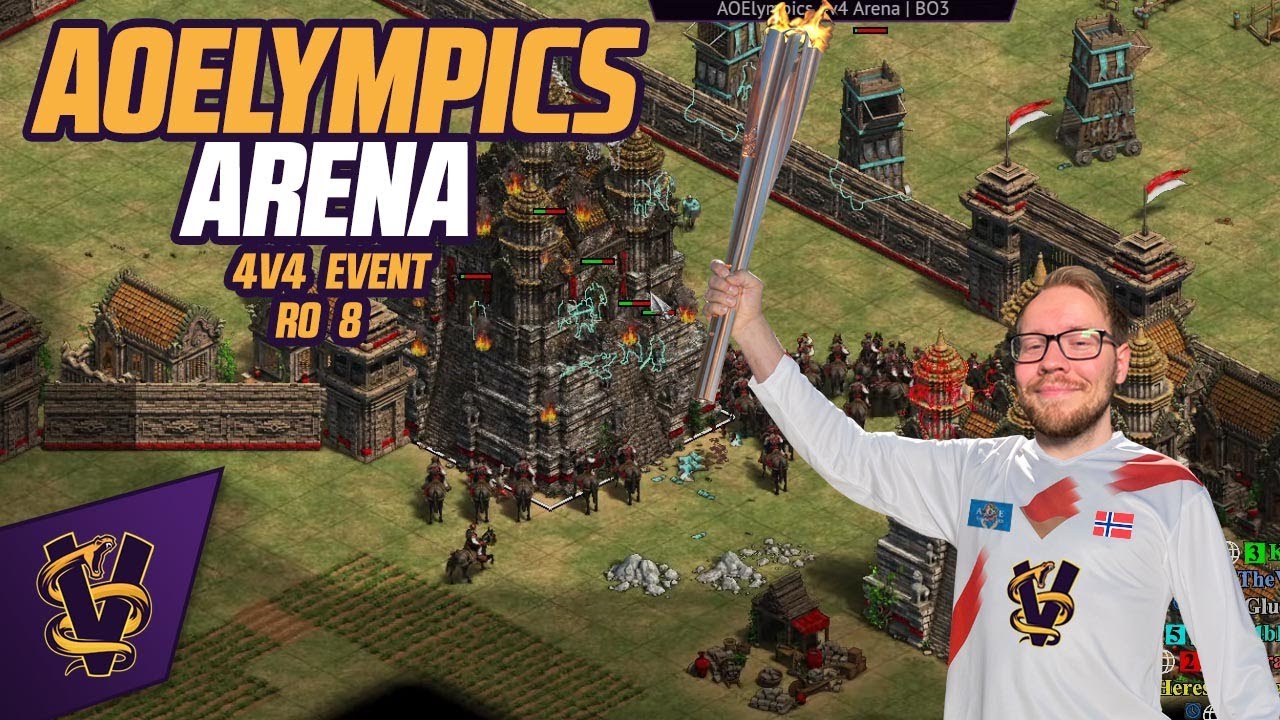 AOElympics! Arena 4v4 Event | Round of 8 - YouTube