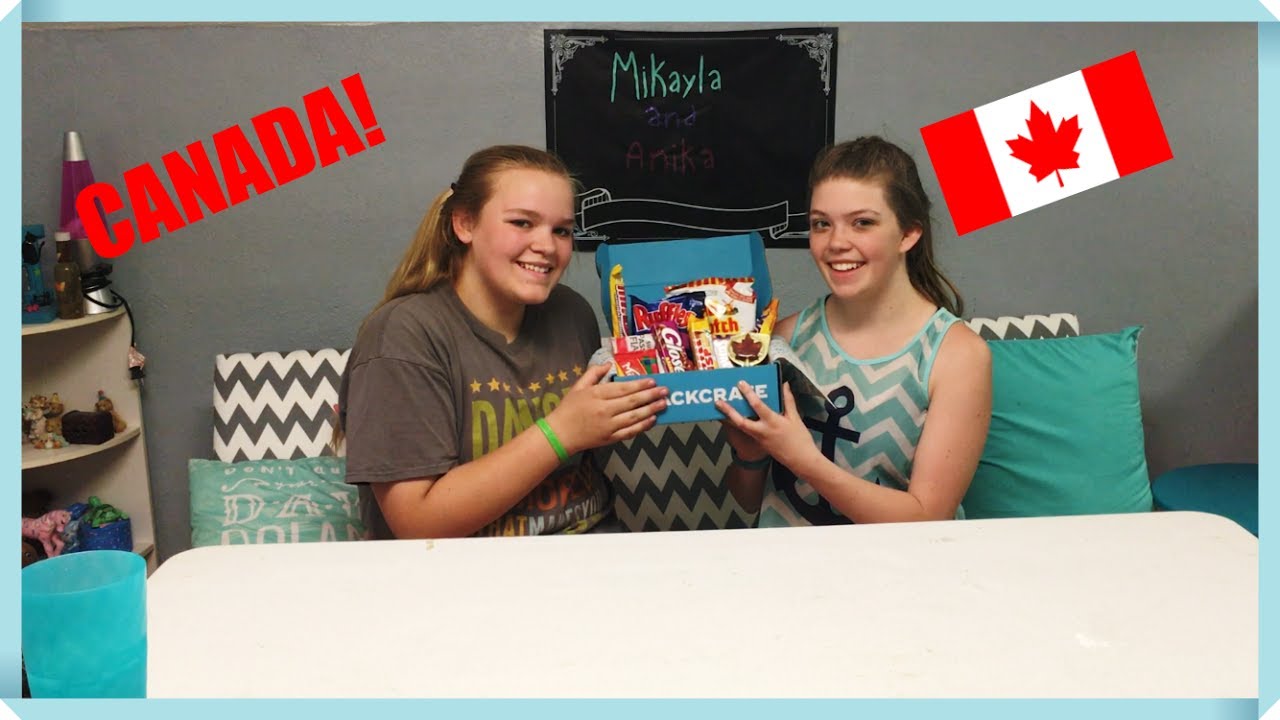 Americans Try Canadian Snacks! | Snackcrate #2 - YouTube