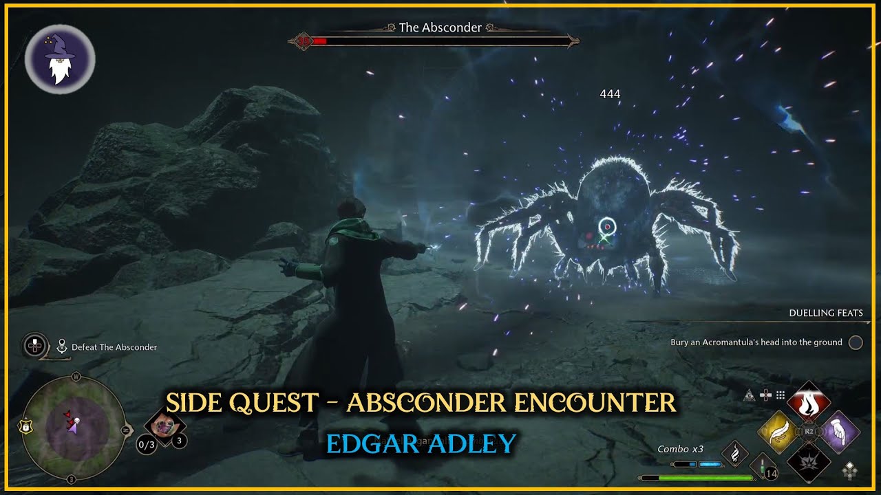 HOGWARTS LEGACY - SIDE QUEST: ABSCONDER ENCOUNTER [Full Walkthrough ...