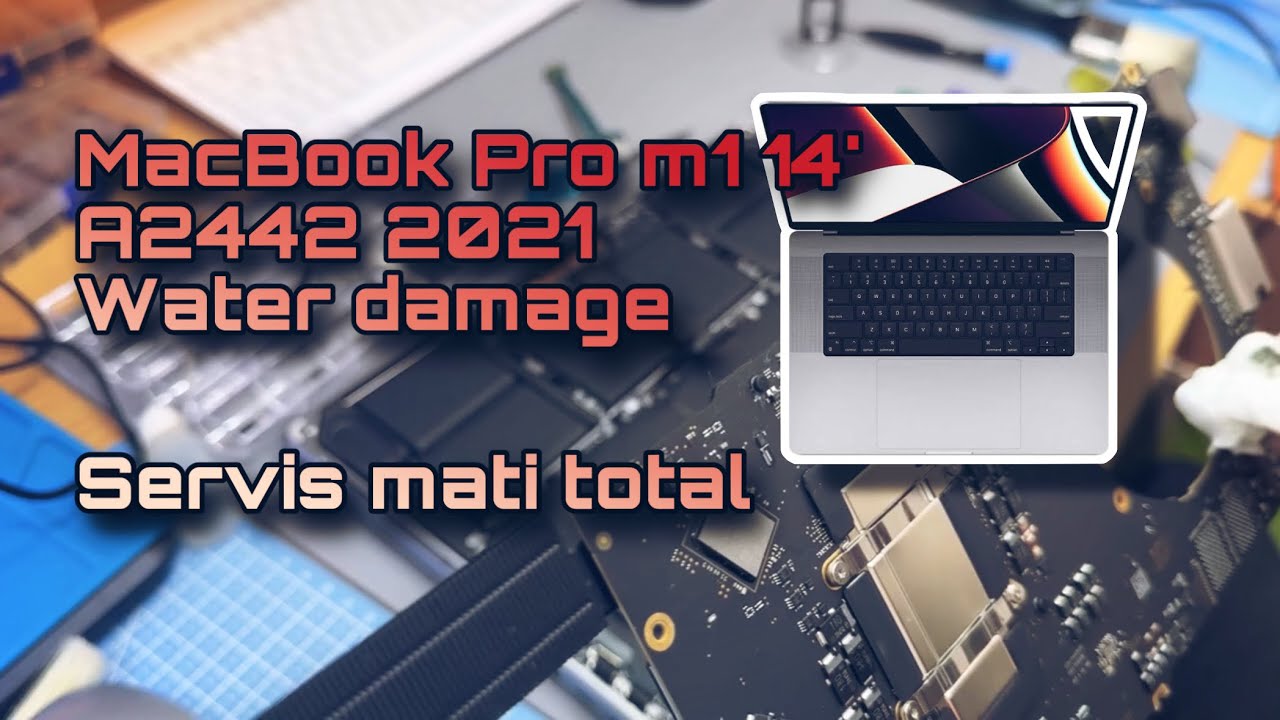 MacBook Pro M1 A2442 Kena Air Hujan! Masih Bisa Diselamatkan? | Servis ...