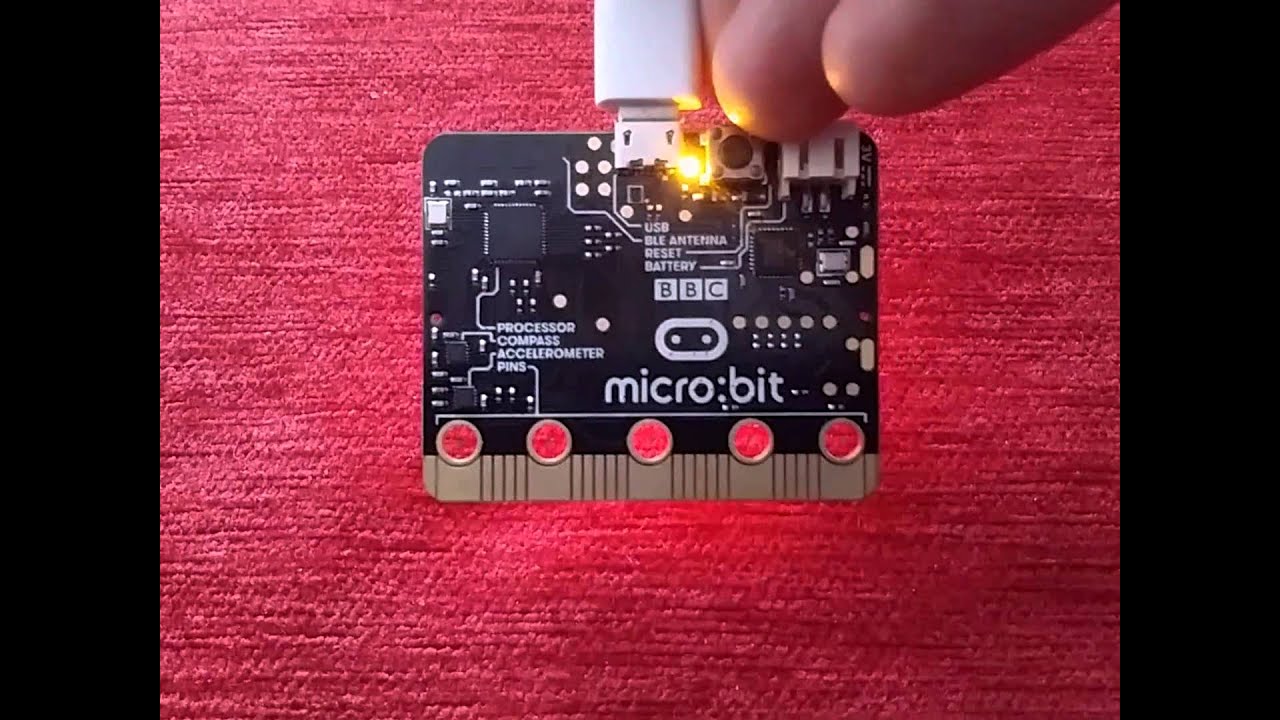 Micro:Bit front & back - YouTube