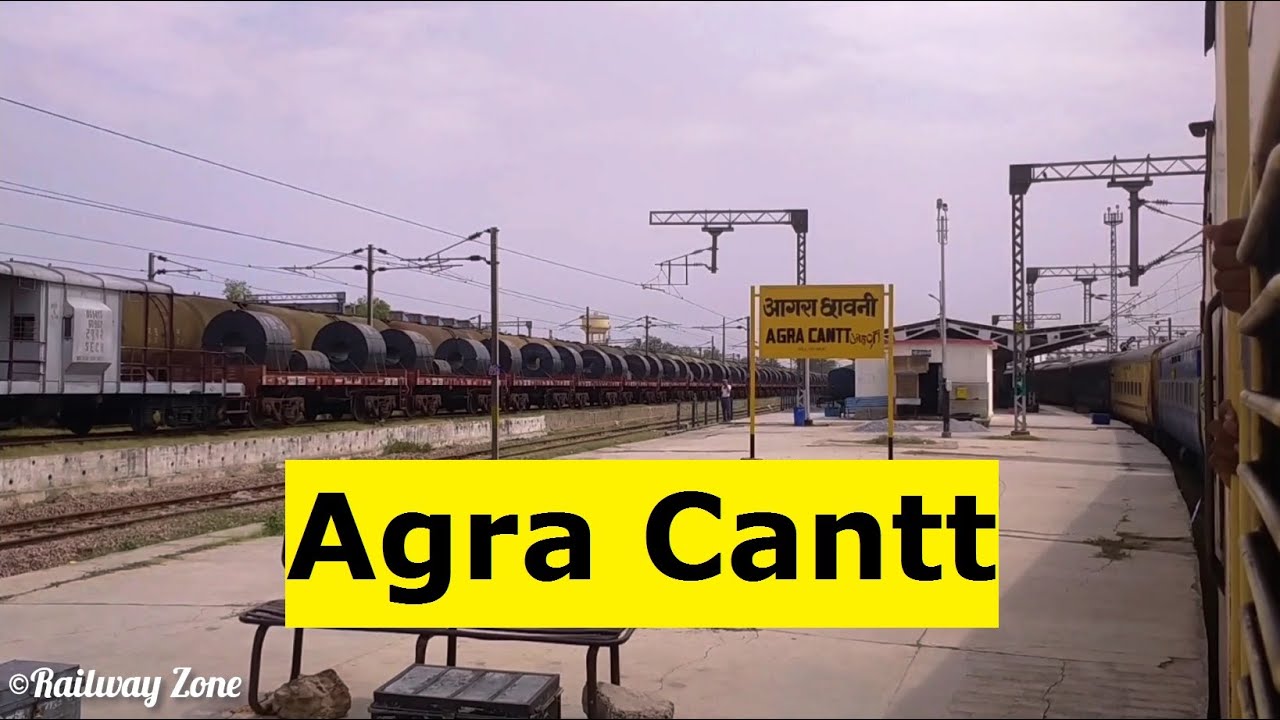 Arrival and Departure from Agra Cantt | Kalinga Utkal Express | Railway ...