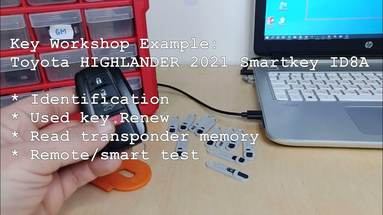 Key Workshop Example : Toyota HIGHLANDER 2021 Smartkey ID8A - YouTube