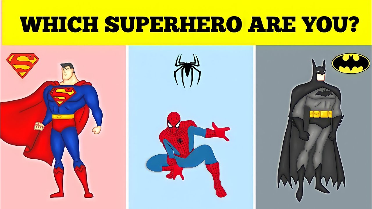 Which SUPERHERO are you? | Personality Test - YouTube