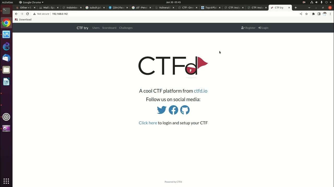 OWP 20230130 ITTS membuat sendiri server latihan CTF menggunakan CTFd di ubuntu 22 04 - YouTube