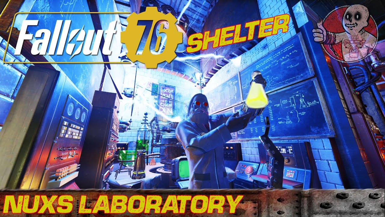 Fallout 76 Shelter Build - Nux's Laboratory - YouTube