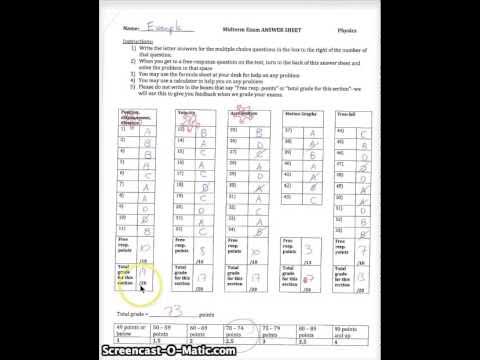 how to read answer sheet - YouTube