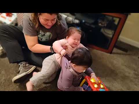 Julie Bean meets liddy bug for the 1st time - YouTube