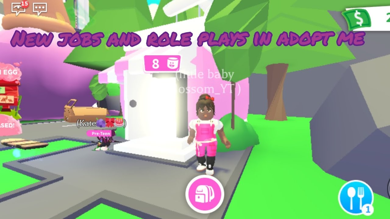 Adopt me jobs and role play update: two new shops, dye paints, new ...