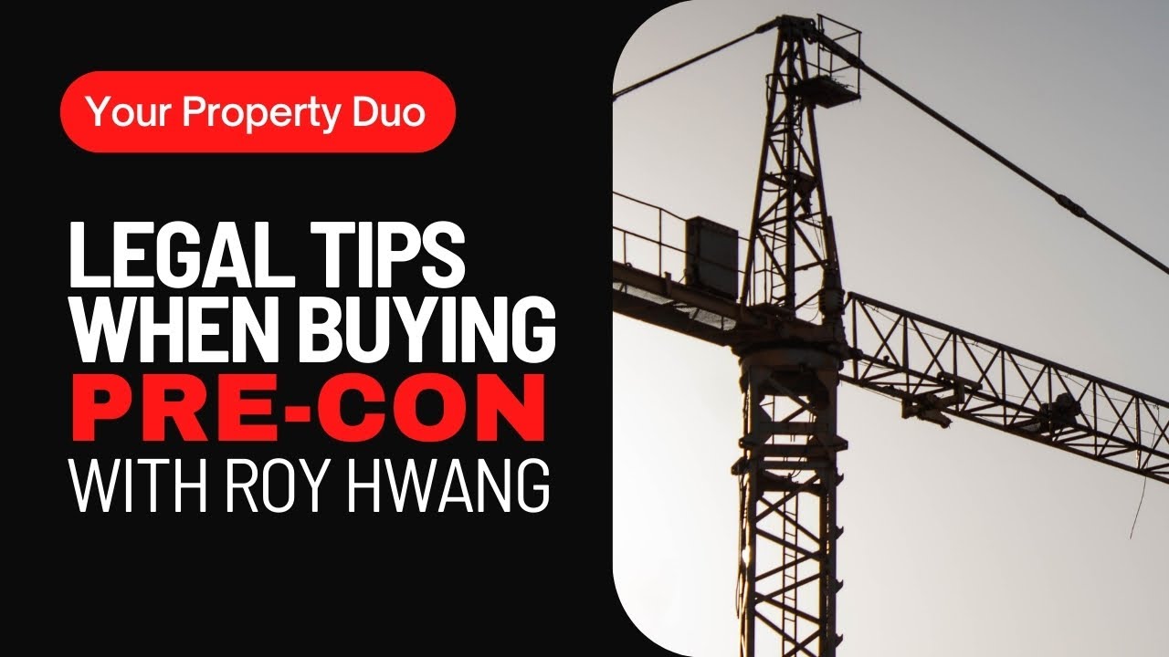 Legal tips on Pre-Construction Real Estate Transactions - YouTube