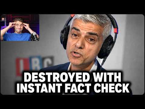 Sadiq Khan ATTACKS British Public on Live Radio—But Gets DESTROYED With INSTANT Fact Check!