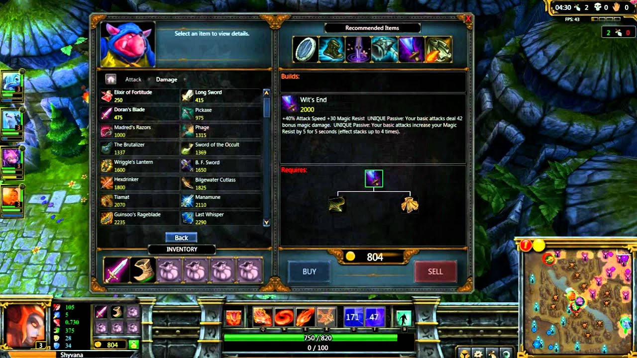 league of legends shyvana godlike part 1 - YouTube