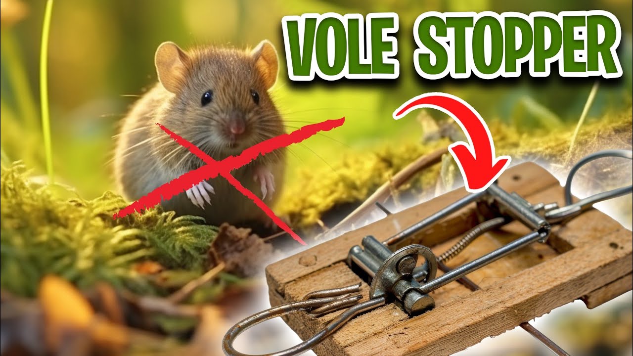 How to Trap Voles? - YouTube