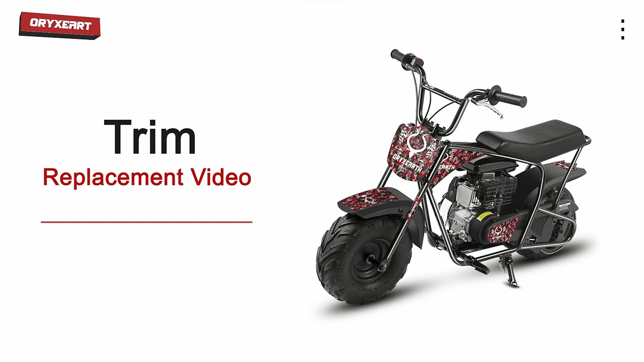 Upgrade Time: Kids' Bike Trim Replacement Tutorial by Oryxearth - YouTube