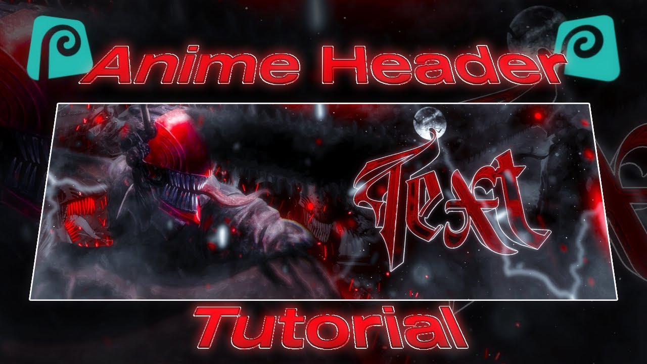 How To Make a Clean Anime Header on Photopea - YouTube