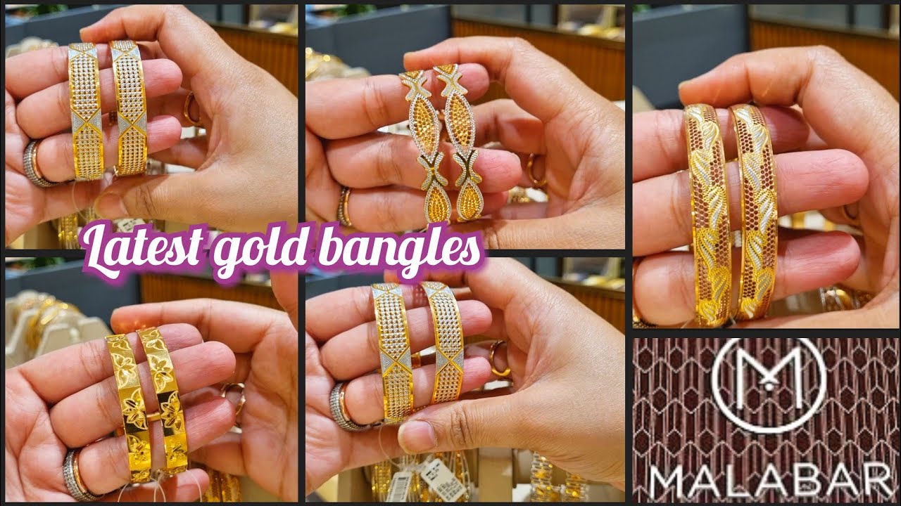 Malabar gold bangles design | Malabar gold bangles collection | Gold ...